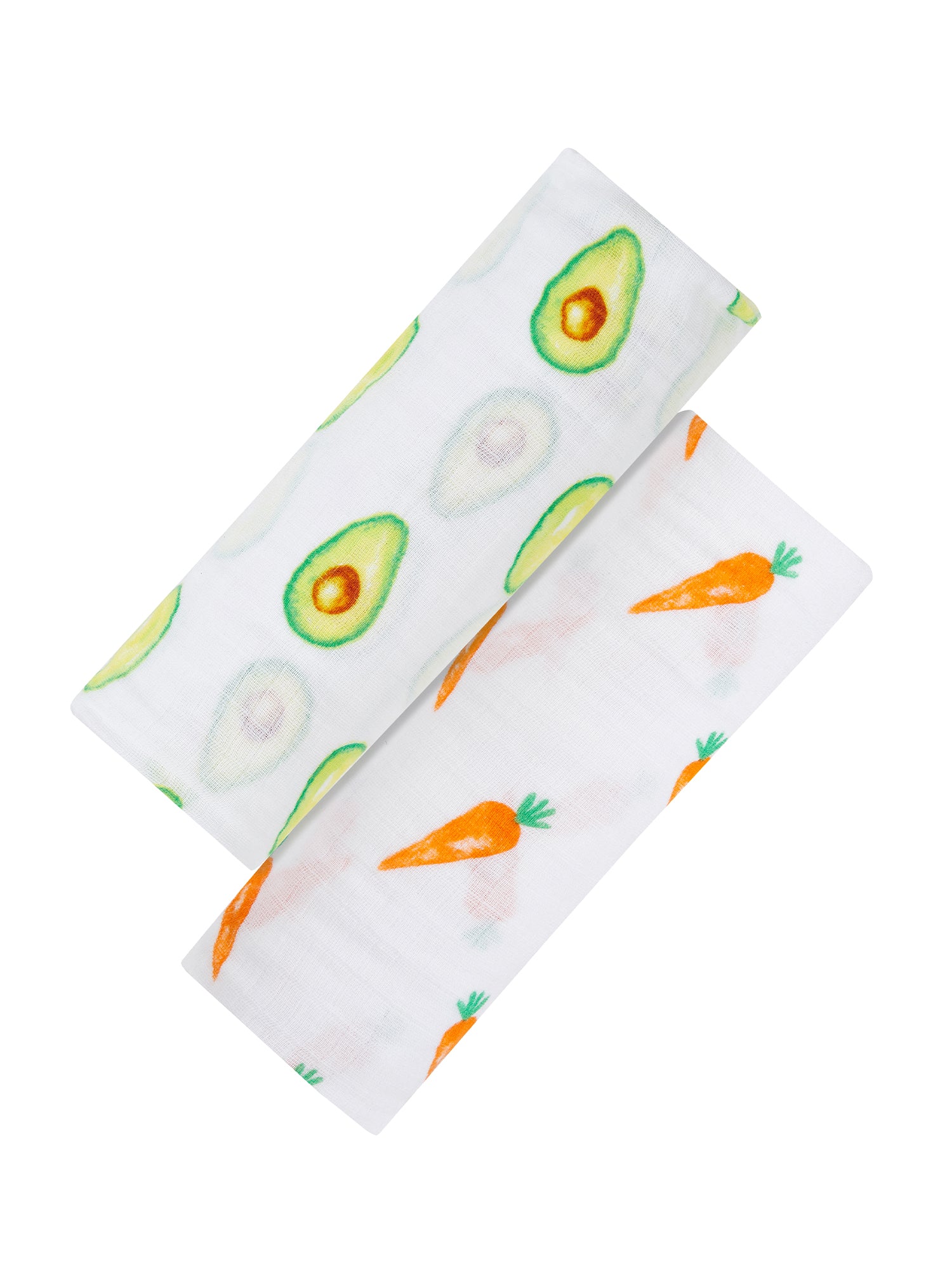 Organic Swaddle Set - First Foods (Avocado & Carrot) – Mimibear