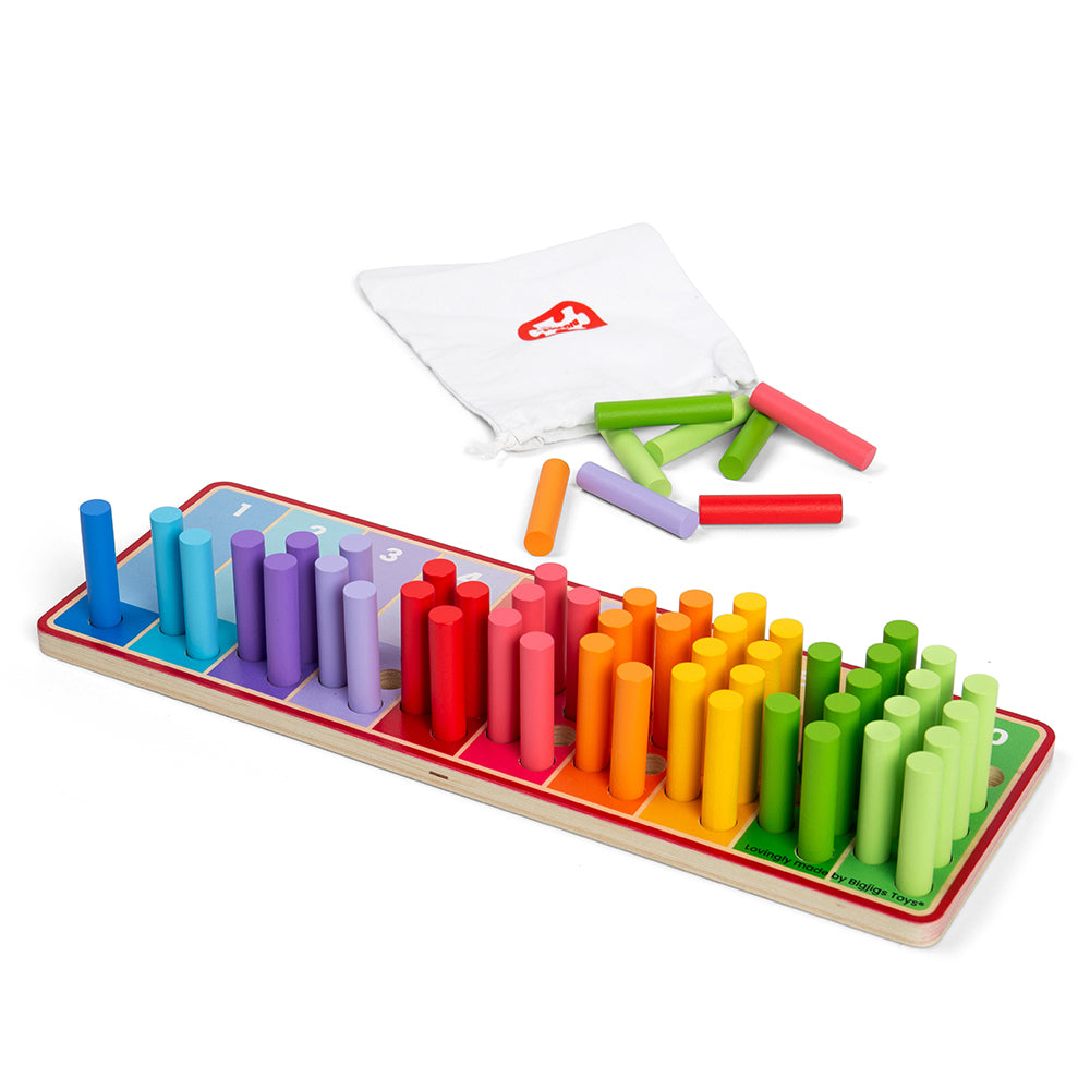 Rainbow Counting Sticks – Mimibear