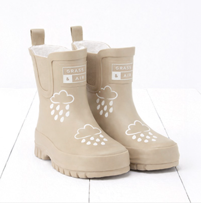 Grass & Air - Shortie Chunk Adventure Boot with Bag - Stone – Mimibear