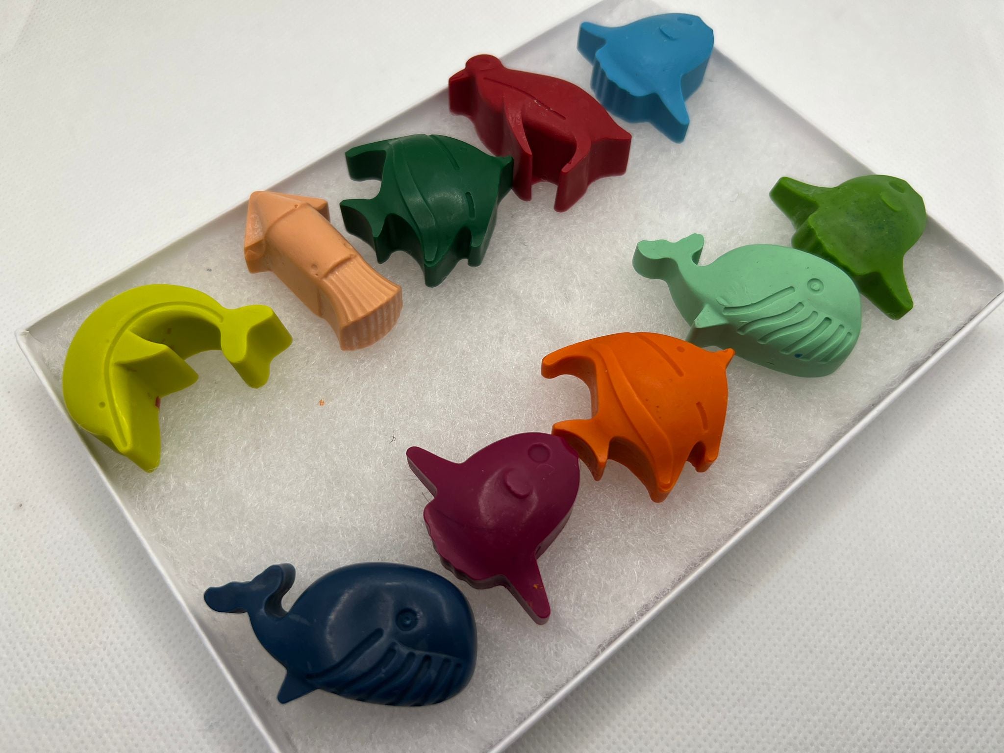 Beeswax Small Sea Animal Crayons Crayons - Box of 10 – Mimibear
