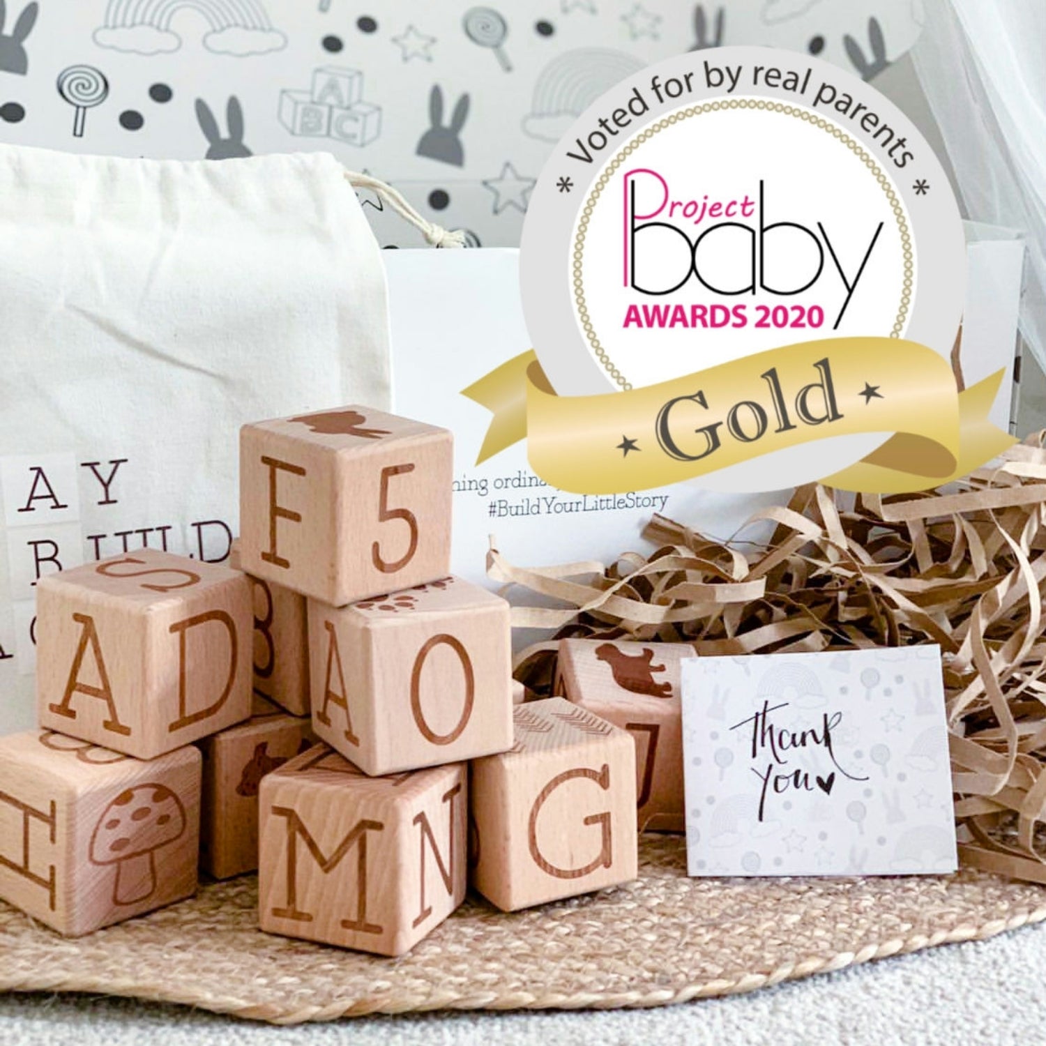 Woodland Friends Play, Build & Stack™ Blocks – Mimibear