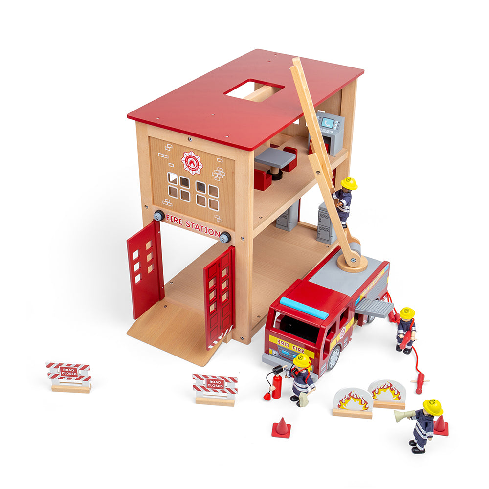 Tidlo Fire Station Toy Bundle – Mimibear