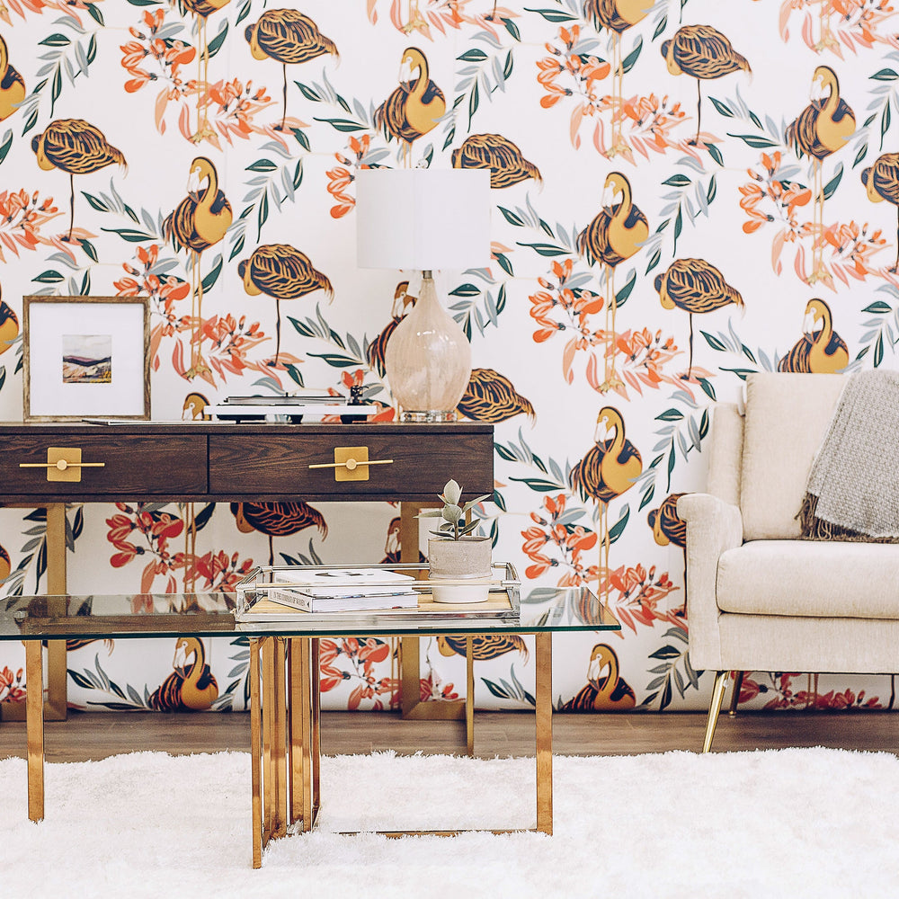 Pink Lady Flamingo Wallpaper – Mimibear